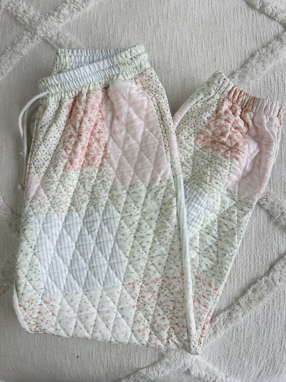 Quilted Pastel Joggers – Sunkissedcoconut