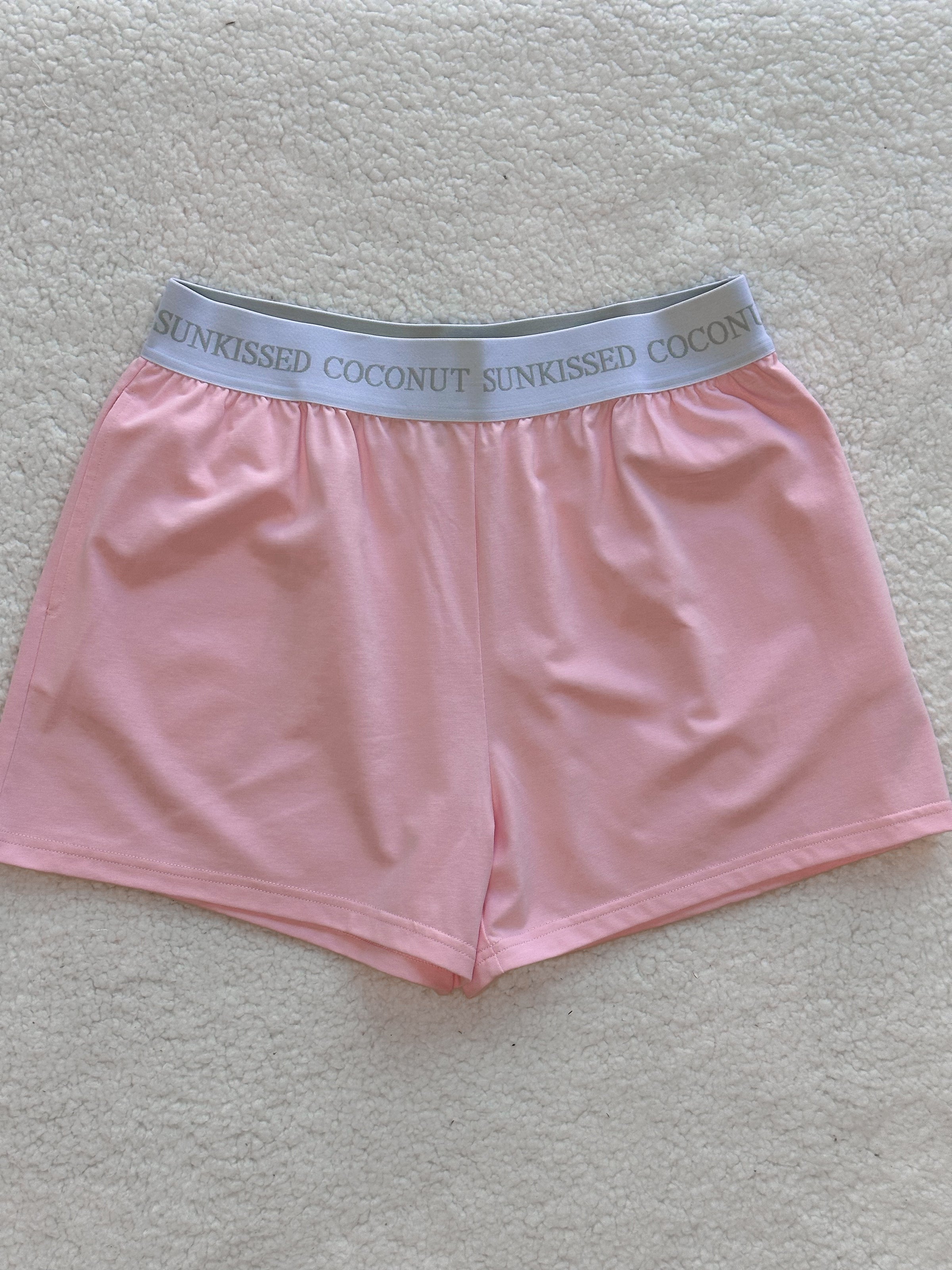 Blair Pink Basic Watercolor Shorts – Sunkissedcoconut