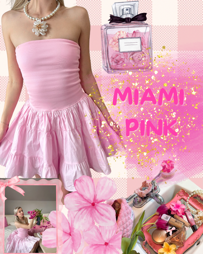 Miami Pink Mini dress – Sunkissedcoconut